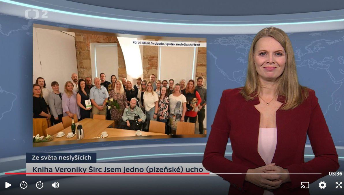 Kniha Jsem jedno (plzeňské) ucho v České televizi :: Jsem jedno ucho